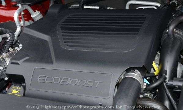 The engine of the 2013 Ford Explorer Sport | Torque News